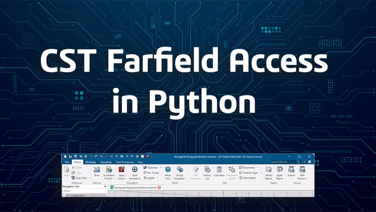 CST Farfield Access in Python