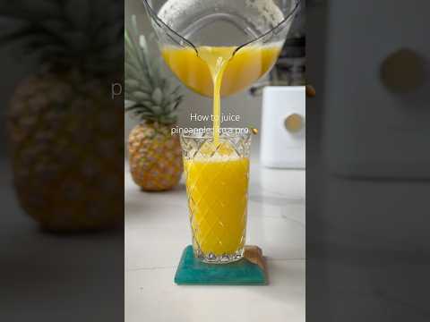 How to Juice Pineapple Like a Pro π | Juicing Tips