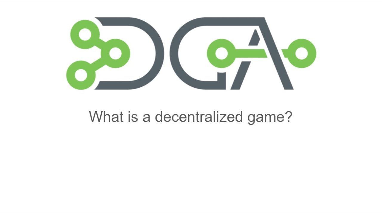 What is a decentralized game?