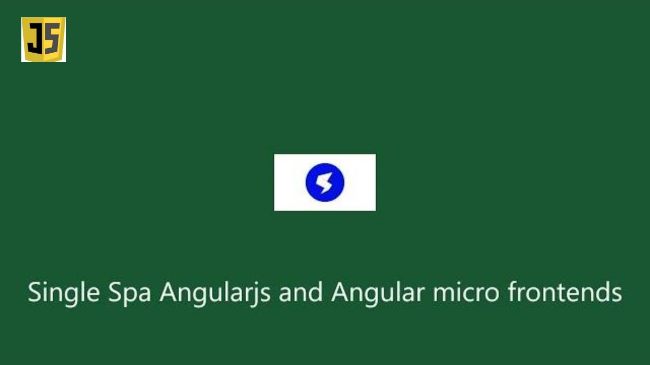 Single spa app with Angular and Angularjs micro frontends