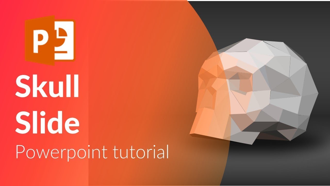 Skull/ Halloween slide. Powerpoint tricks