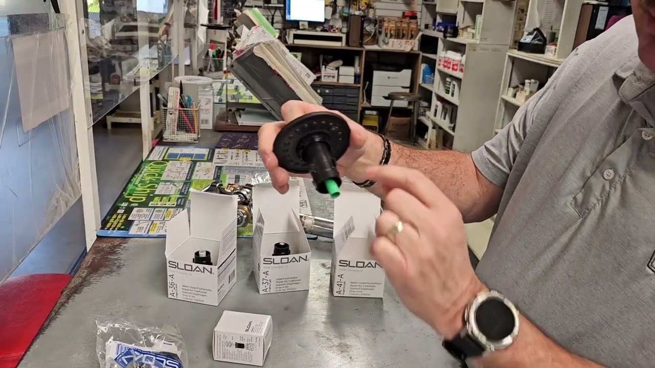 Explaining The Differences of The Sloan Flushometer and or Diaphragm (A-36-A, A-37-A, A-41-A)