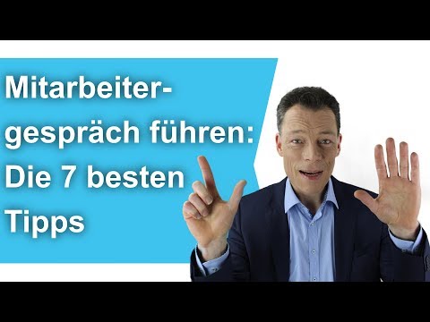 Mitarbeitergespräch führen: Die 7 besten Tipps + Mitarbeitergespräch Rollenspiel, Beispiel /M.Wehrle