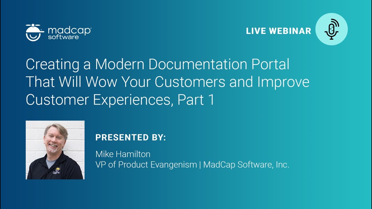 Creating a Modern Documentation Portal that Will Wow Your Customers, Part 1