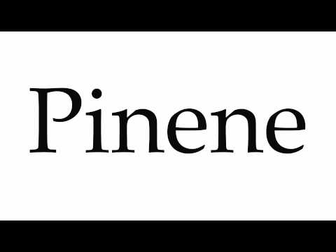 How to Pronounce Pinene