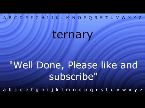 Here I will teach you how to pronounce 'ternary' with Zira.mp4