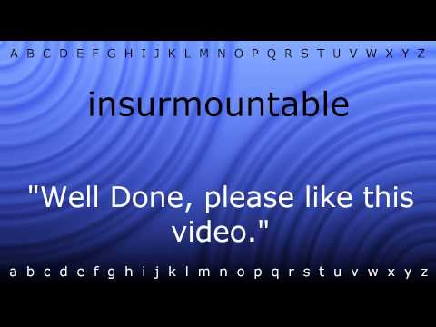 Here I will teach you how to pronounce 'insurmountable' with Zira.mp4