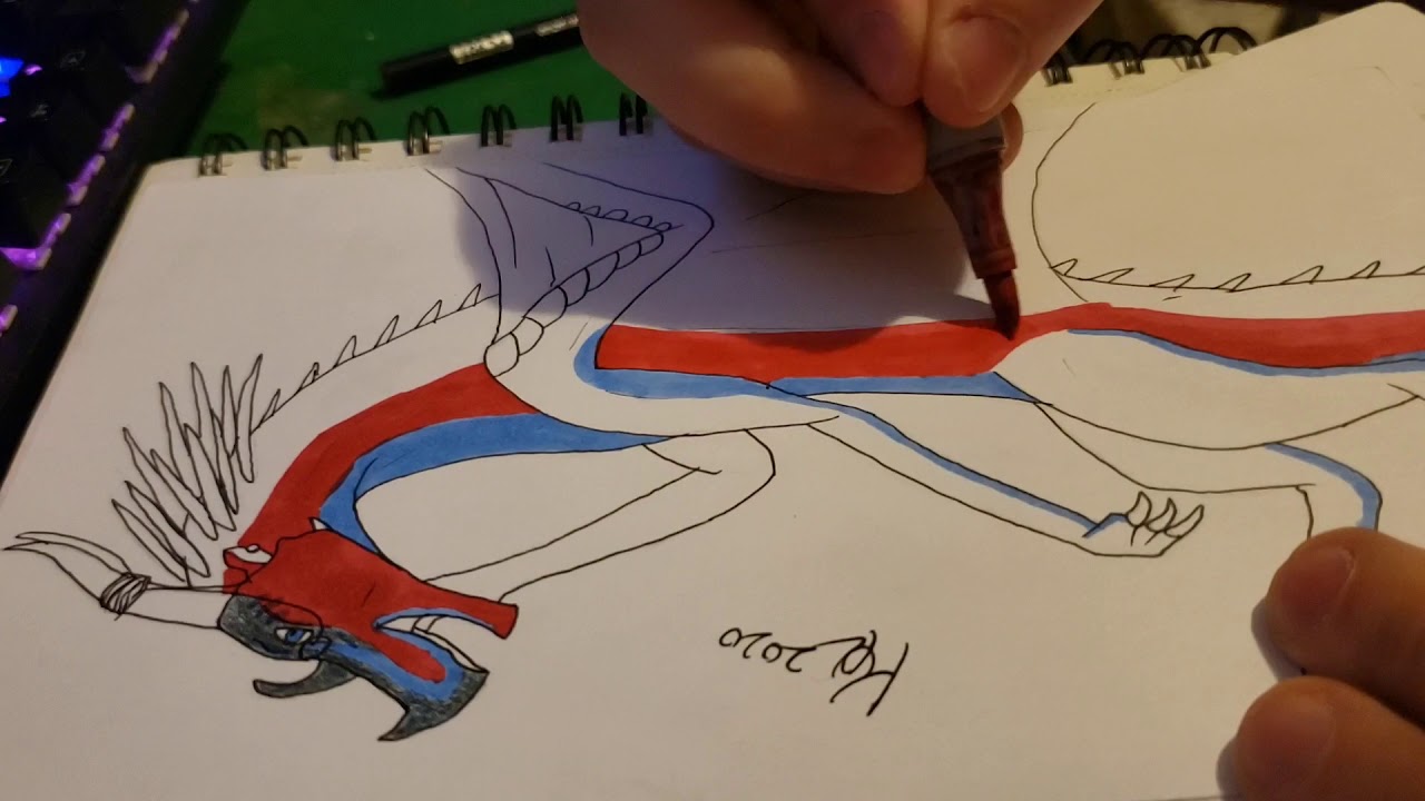 WoF dragon contest entry(timelapse)