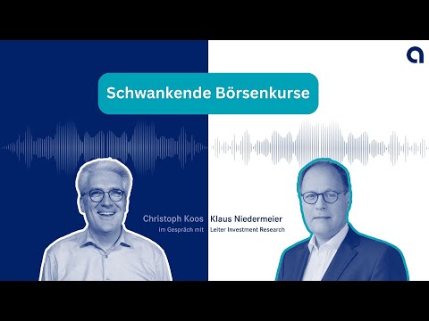 Unsicherheit bei schwankenden Börsenkursen