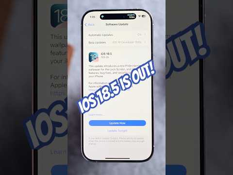 Everything new in iOS 18.5!