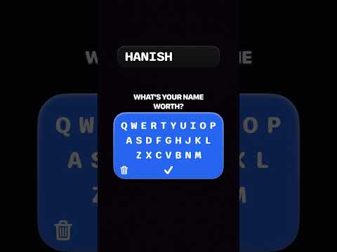 How much is your name worth?, #filter