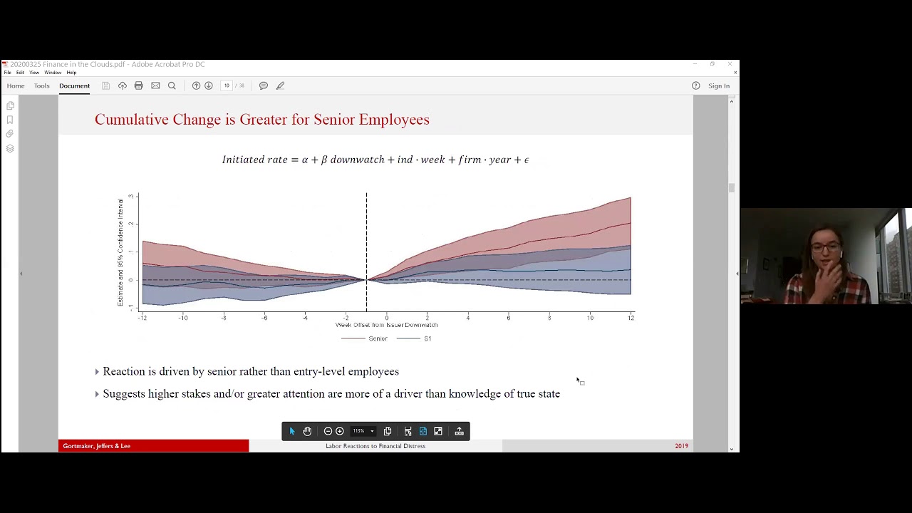 Finance in the Cloud I: LinkedIn Reaction to Credit Deterioration by Jessica Jeffers