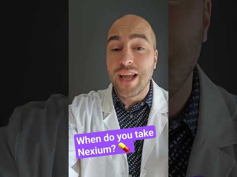 When do you take Nexium?