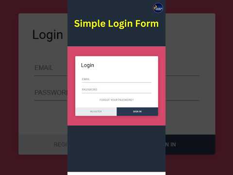 How to Create simple Login Form using html and css only #html #css # ...