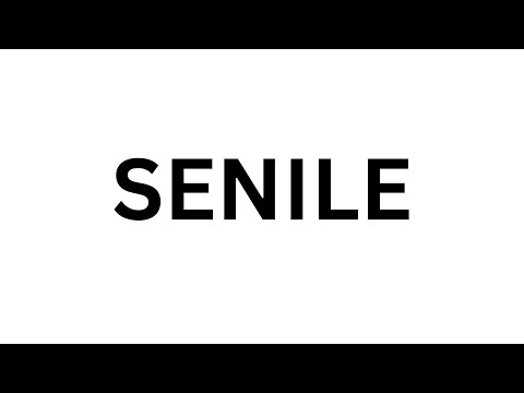How to pronounce SENILE in English language