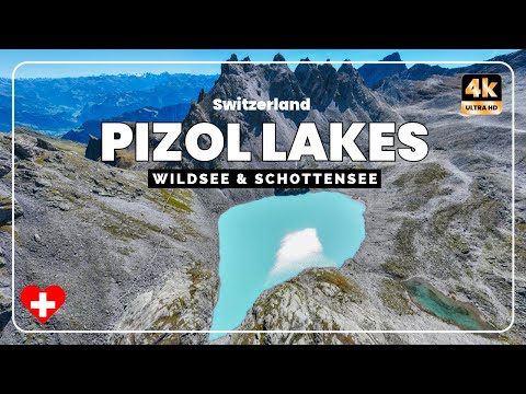 Wildsee & Schottensee • Stunning Alpine Lakes from Pizol | 4K Drone Cinematic 🇨🇭
