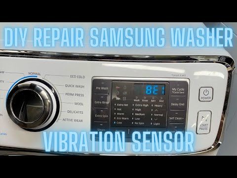 DIY Fix Samsung Washer - Vibration Sensor - Error Code 8E1