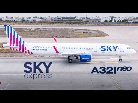 🇬🇷 SKY Express HIGHLY densified A321neo 🇫🇷 Paris - Athens [FULL FLIGHT REPORT]