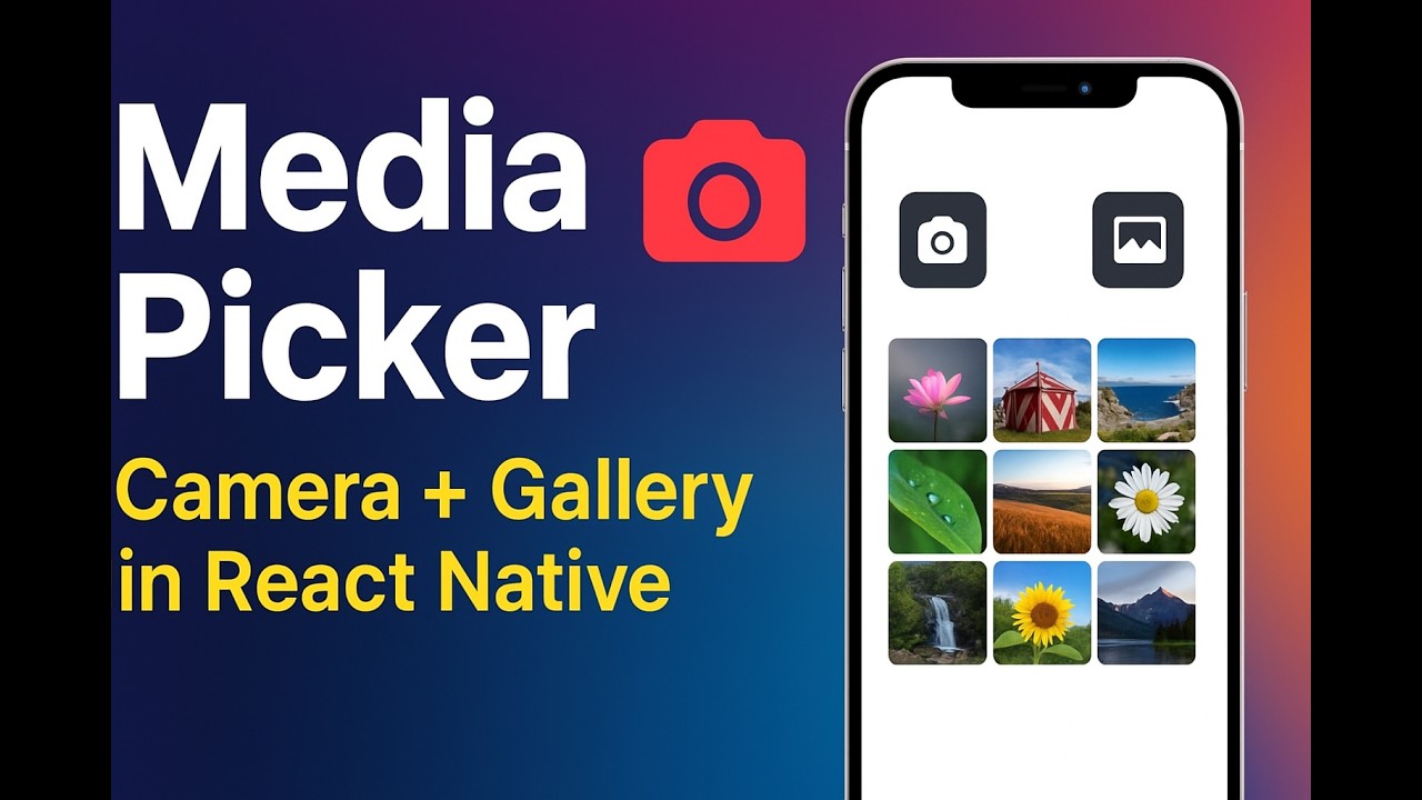 React Native Media Picker 📸 | Select Images & Videos from Camera or Gallery