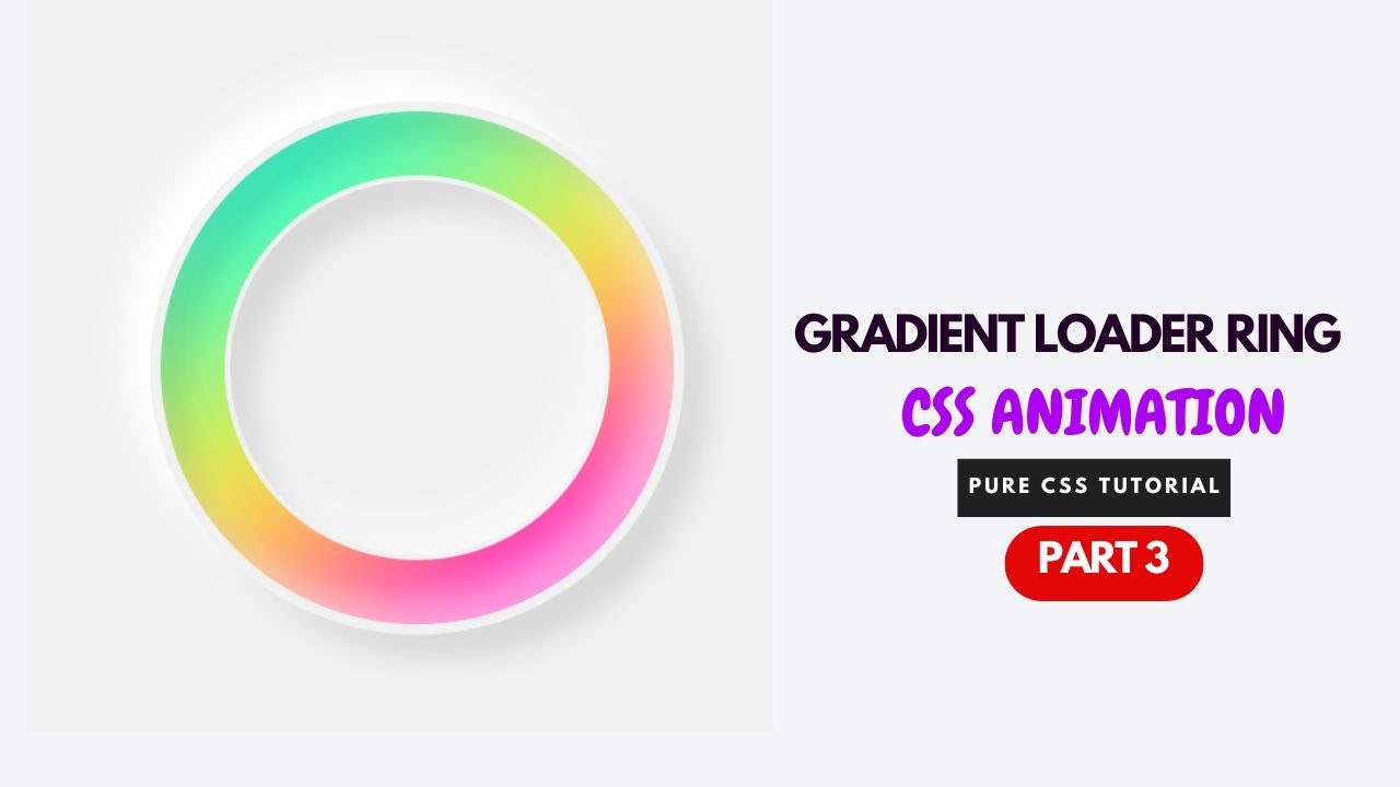 Neumorphism CSS Gradient Loader Animation