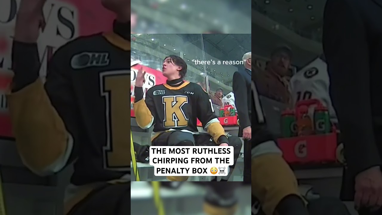 THE MOST RUTHLESS CHIRP IN THE PENALTY BOX 😳☠️