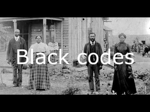 Black Codes and Reconstruction