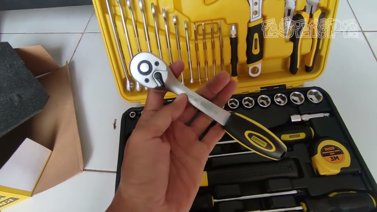 Unboxing Krisbow Mechanic Tool Kit: Set Peralatan Mekanik yang Dibutuhkan | SNP