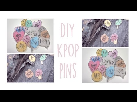 DIY KPOP PINS