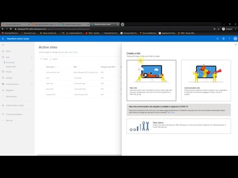 How to Create Classic Site in Sharepoint Online | Part 7