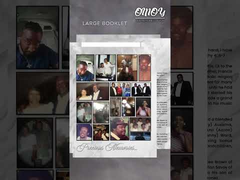 Gabriel Jones Funeral Program Design - Large Booklet