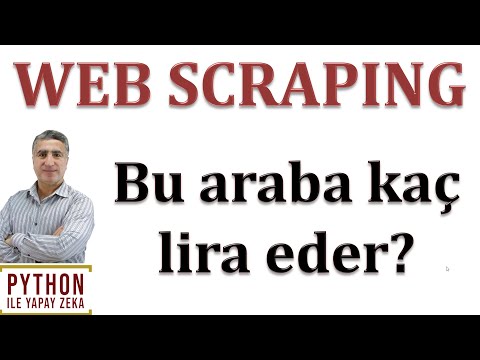 Web Scraping kullanarak araç fiyatını tahmin eden yapay zeka uygulaması