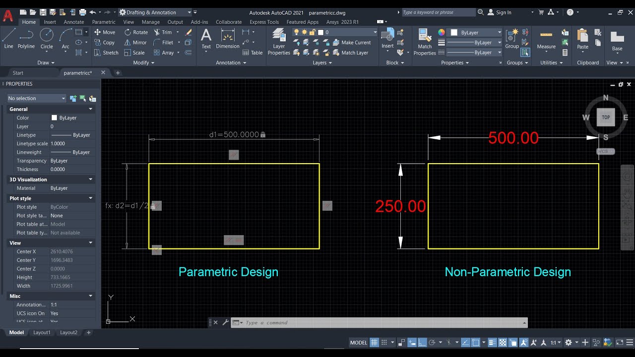 What are different between Parametric and Non-Parametric Design