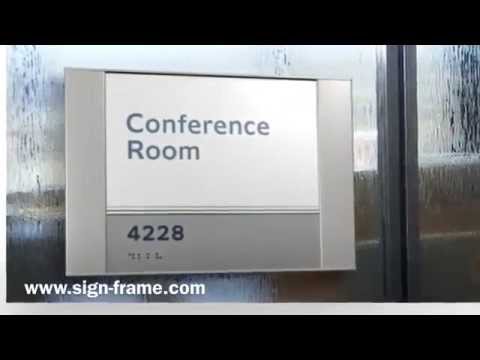 Office Signs | Flat Portrait | Sign-Frame.com