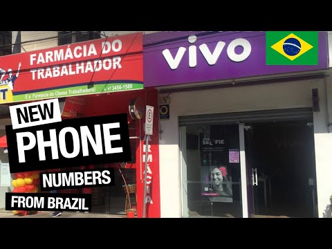 NEW BRAZILIAN PHONE NUMBERS