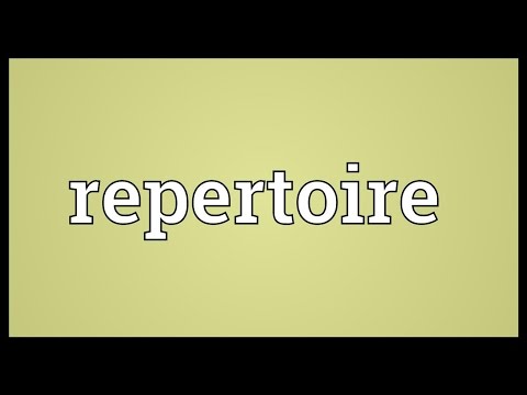 Repertoire Meaning