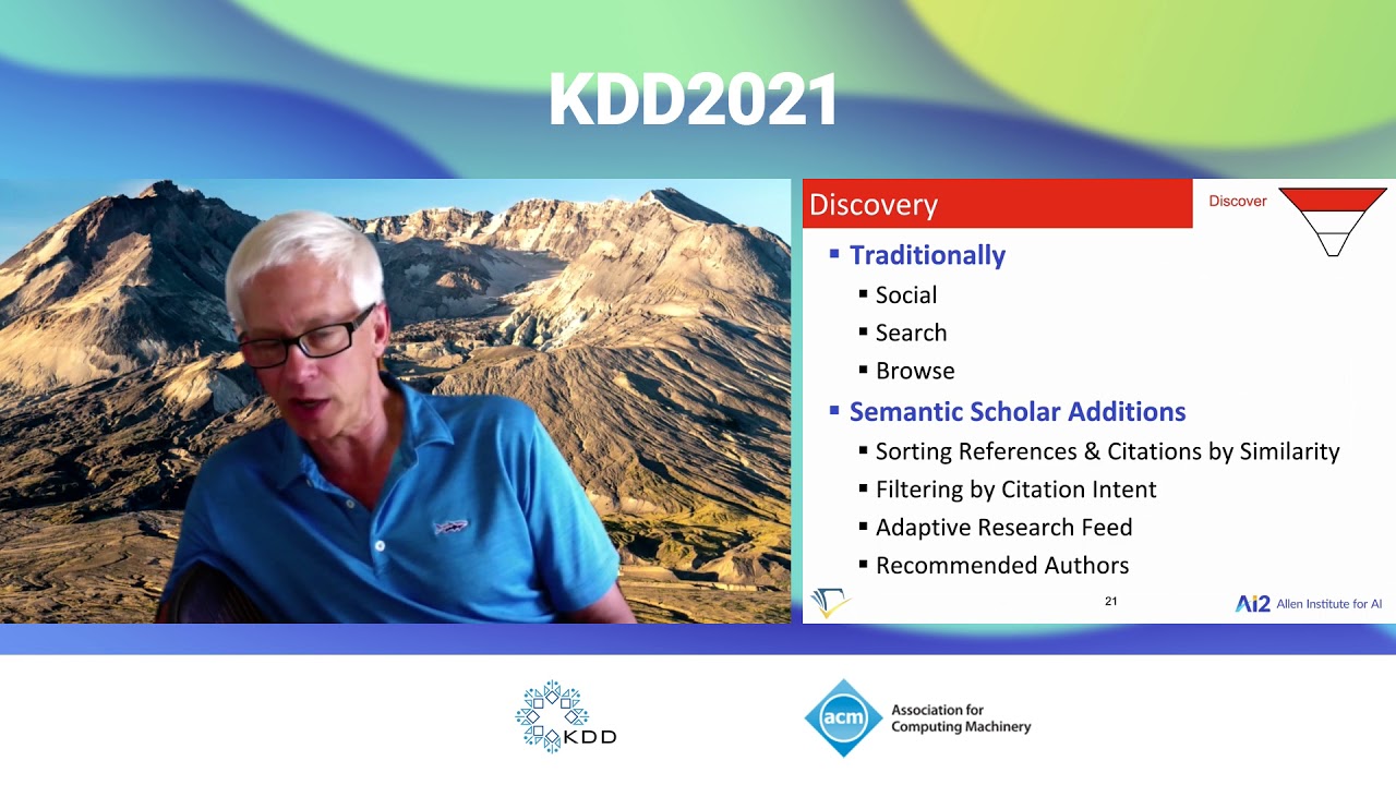 KDD Invited Talks--Semantic Scholar: Tera-Scale NLP to Accelerate Scientific Research--Daniel Weld