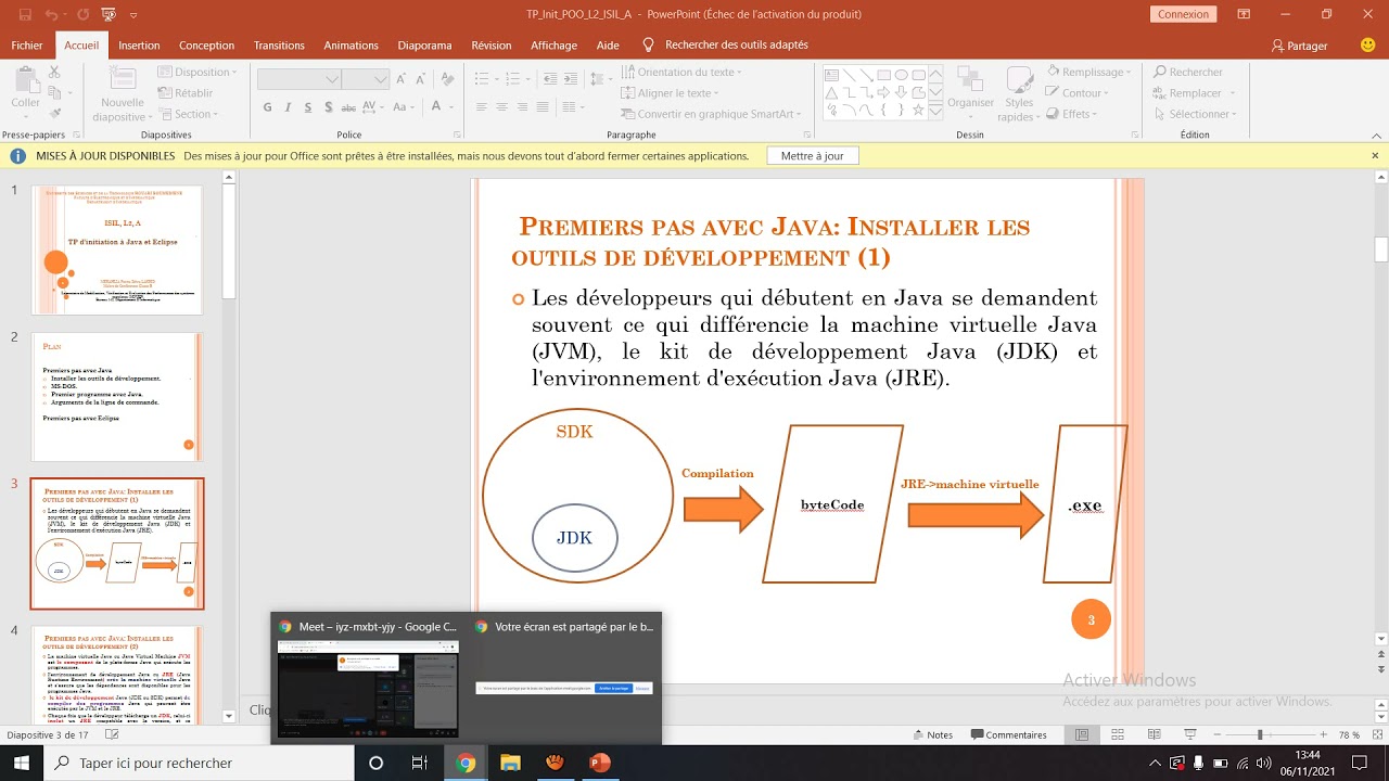 POO #4: TP1 d'initiation à Java et Eclipse part 1