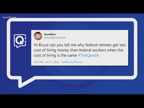 Why do Federal retirees get less cost of living money than Federal workers?