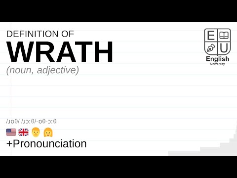WRATH meaning, definition & pronunciation | What is WRATH? | How to say WRATH