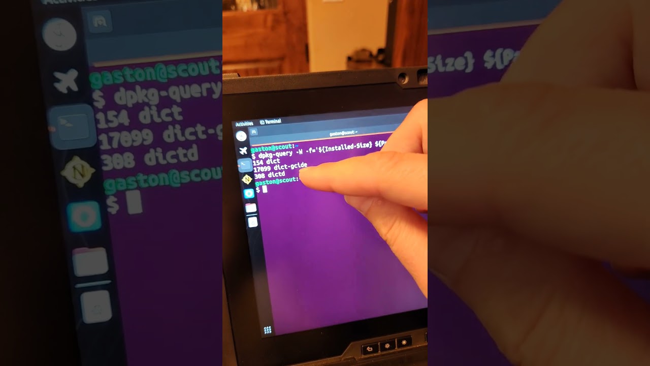Ultra compact offline English dictionary for Linux