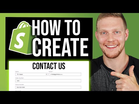 How To Create A Contact Us Page - Shopify Dropshipping Tips For Beginners 2022