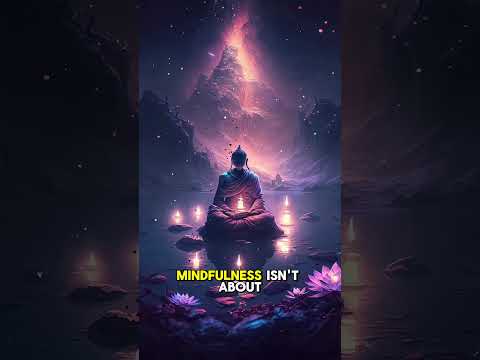 The Power of Mindfulness: A Buddhist Perspective on Living in the Present #philosophy #deepthoughts