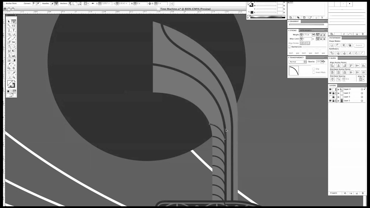 The Time Machine Poster Process