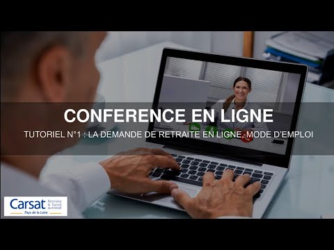 Conférence en ligne : La demande de retraite en ligne, mode d’emploi