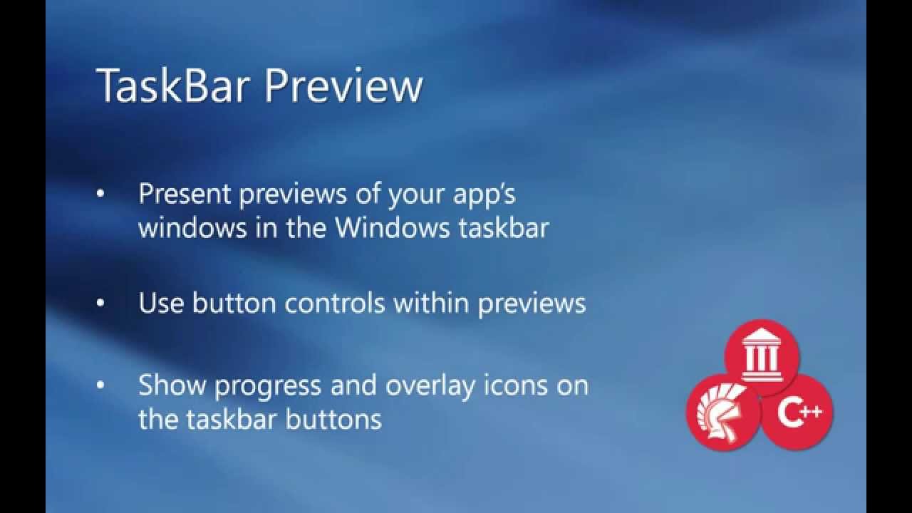 TaskBar Preview in C++Builder XE6