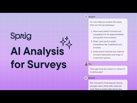 Sprig AI Analysis for Surveys