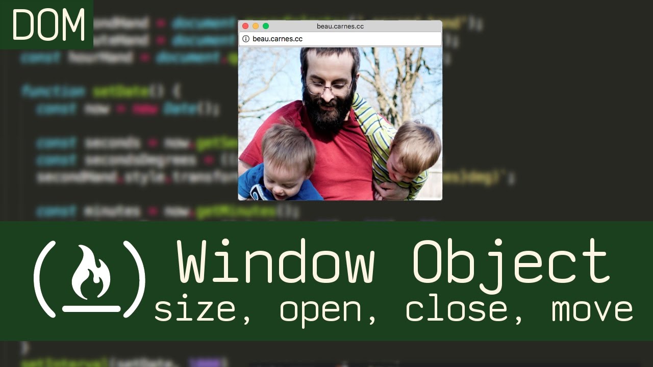 Window Object: move, open, close, & size - Beau teaches JavaScript