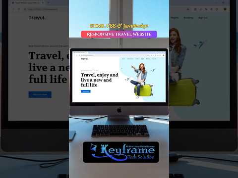 Create Your Dream Travel Website in HTML CSS & JavaScript