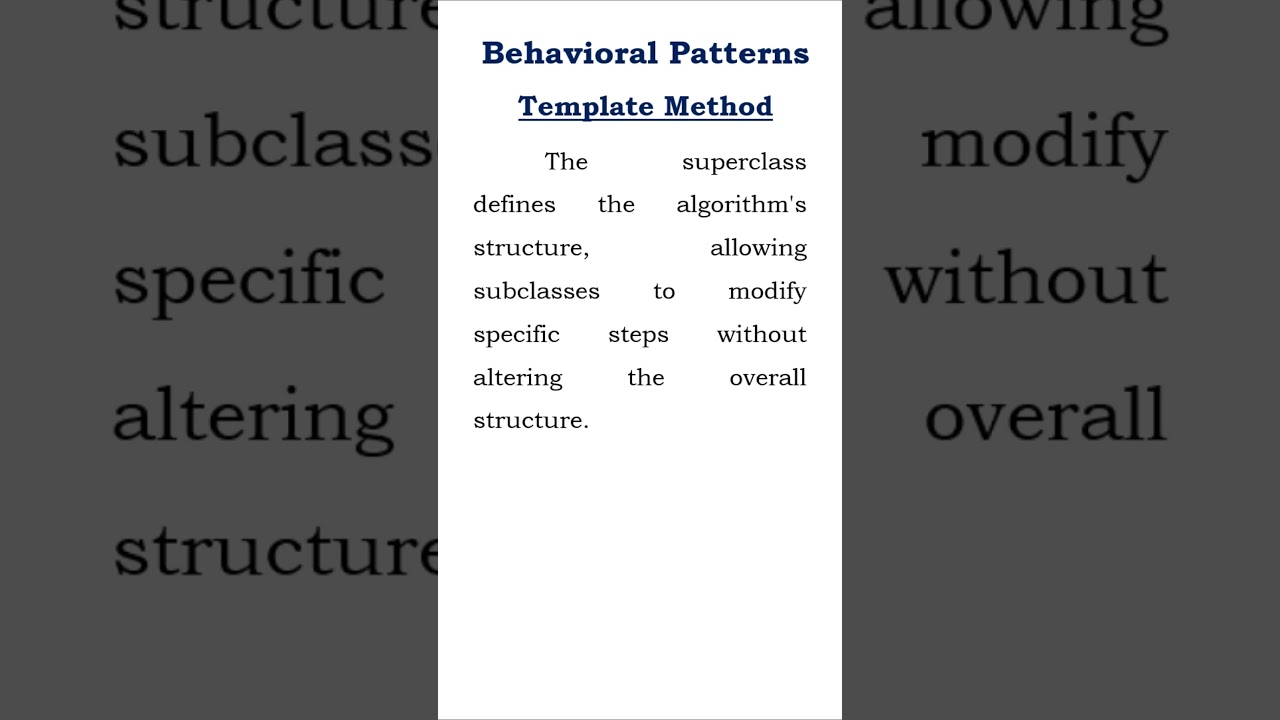 template method pattern || behavioral pattern || design pattern || c#