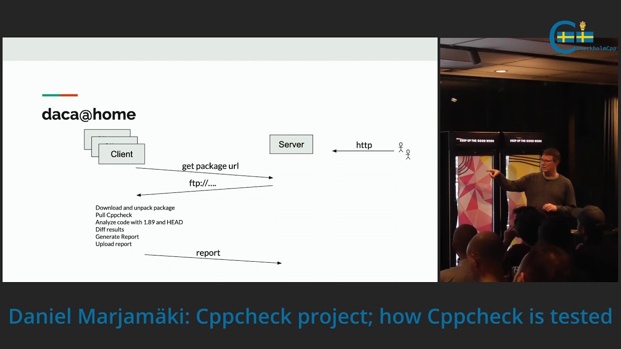 Daniel Marjamäki: Cppcheck project; how Cppcheck is tested
